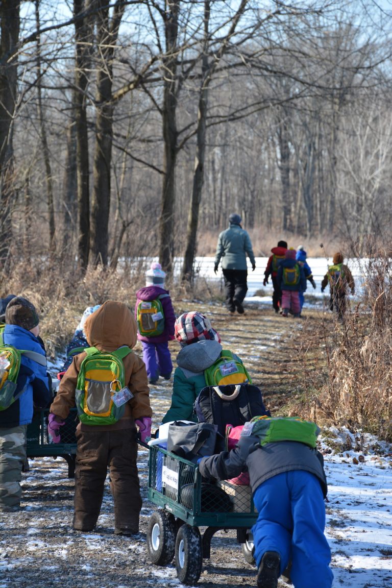 Nature preschool excursions - Merry Lea